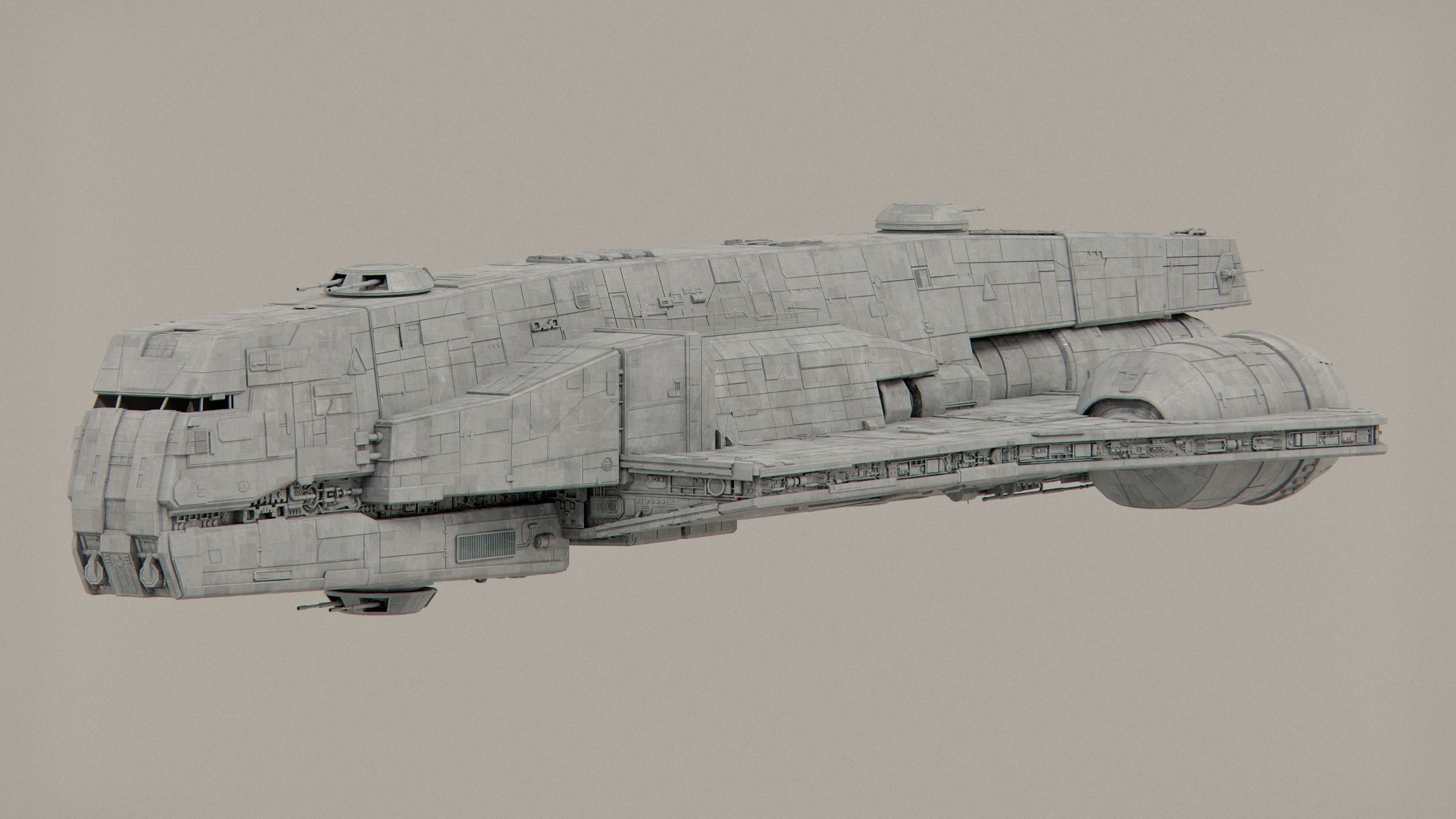 Gozanti-class Imperial Cruiser - Star Wars 3D model | CGTrader
