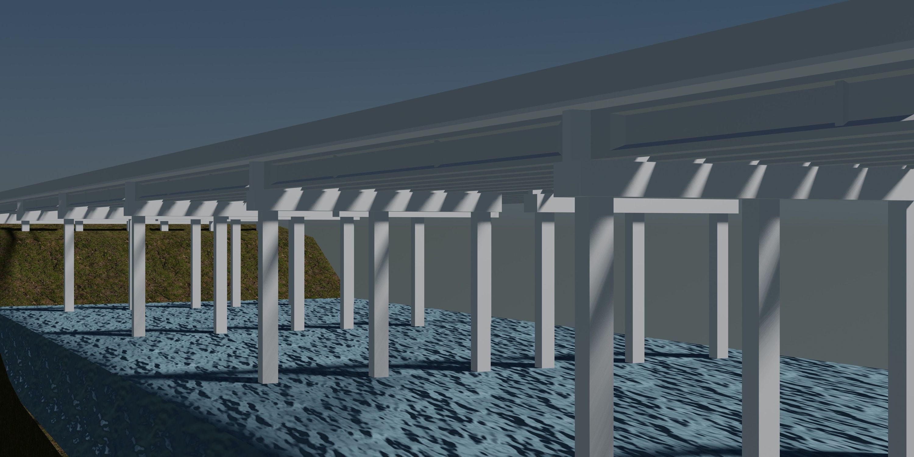 Bridge demo 3D model | CGTrader