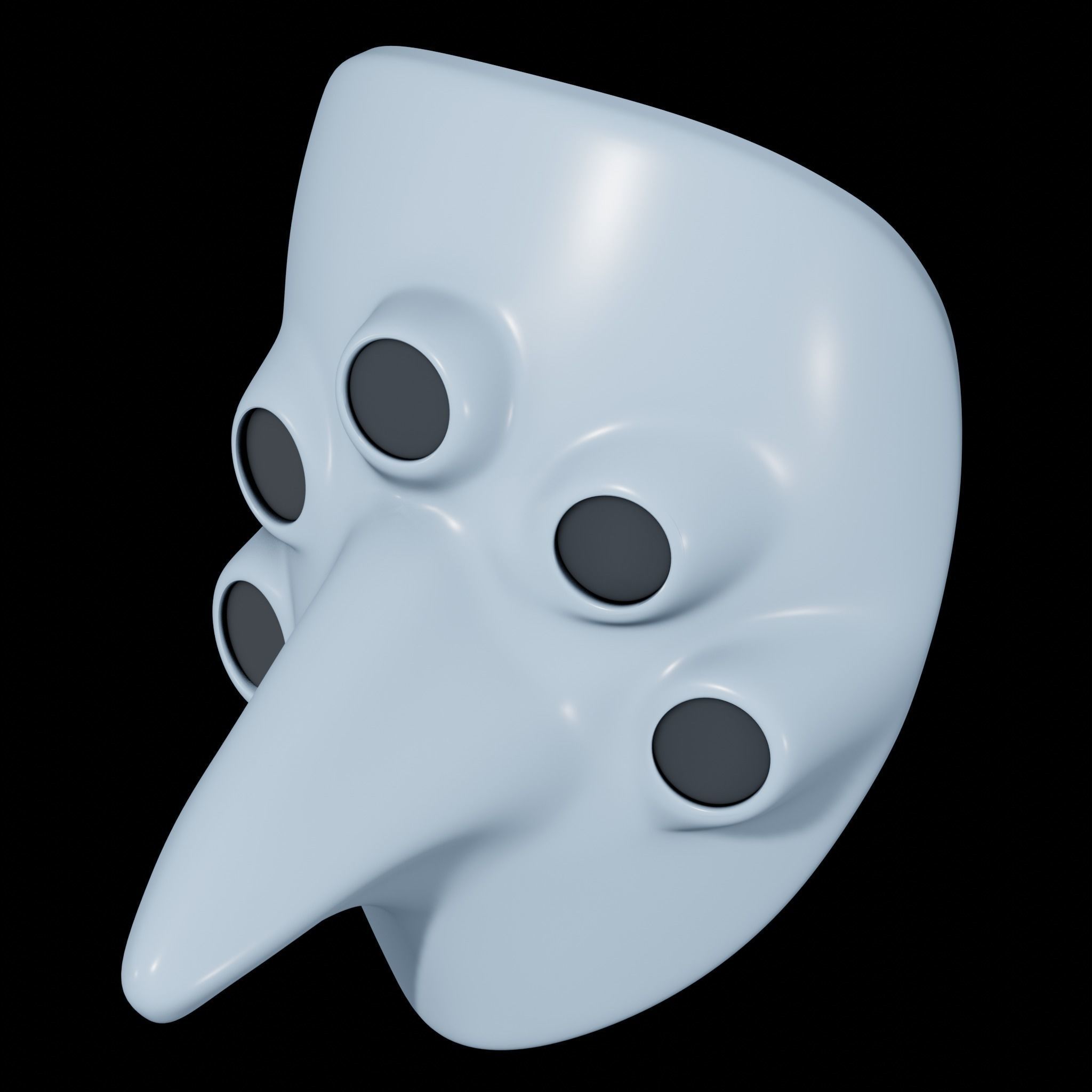 Uta Mask 3D model 3D printable | CGTrader