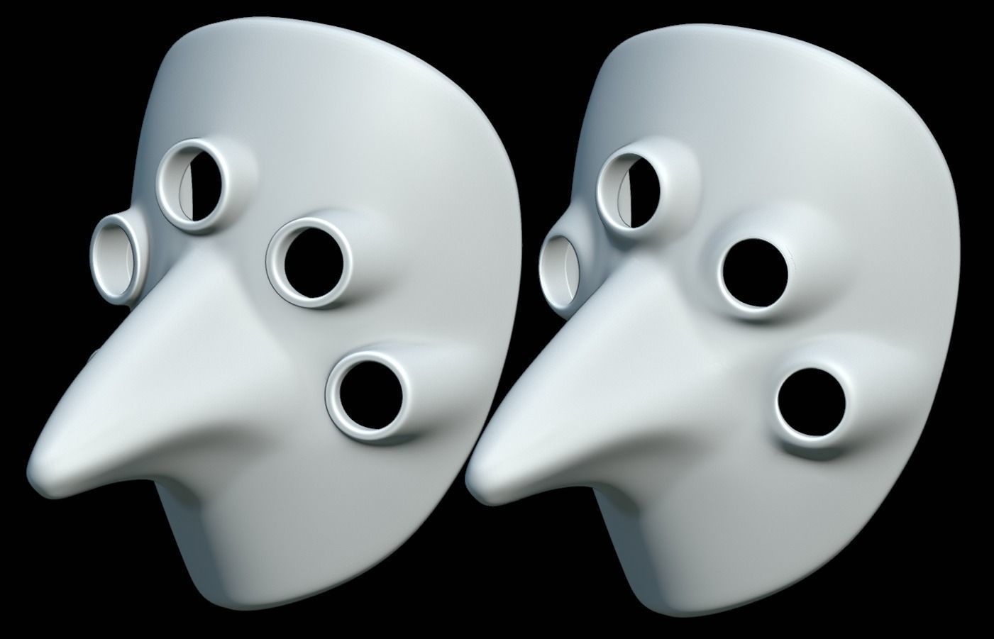 Uta Mask 3D model 3D printable | CGTrader
