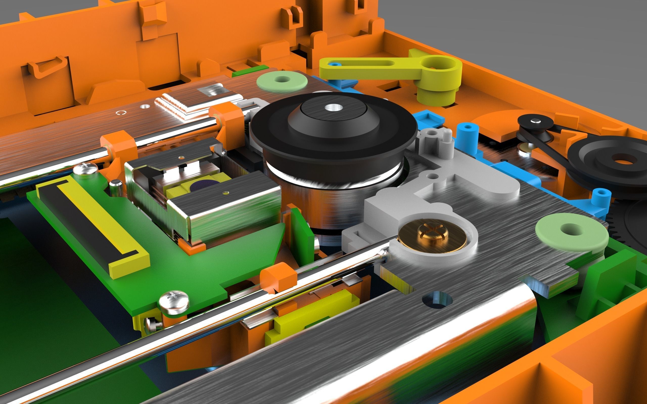 DVD Drive 3D model rigged | CGTrader