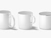 3D model 18 Ceramic Mugs Shapes - white cups different forms and sizes ...
