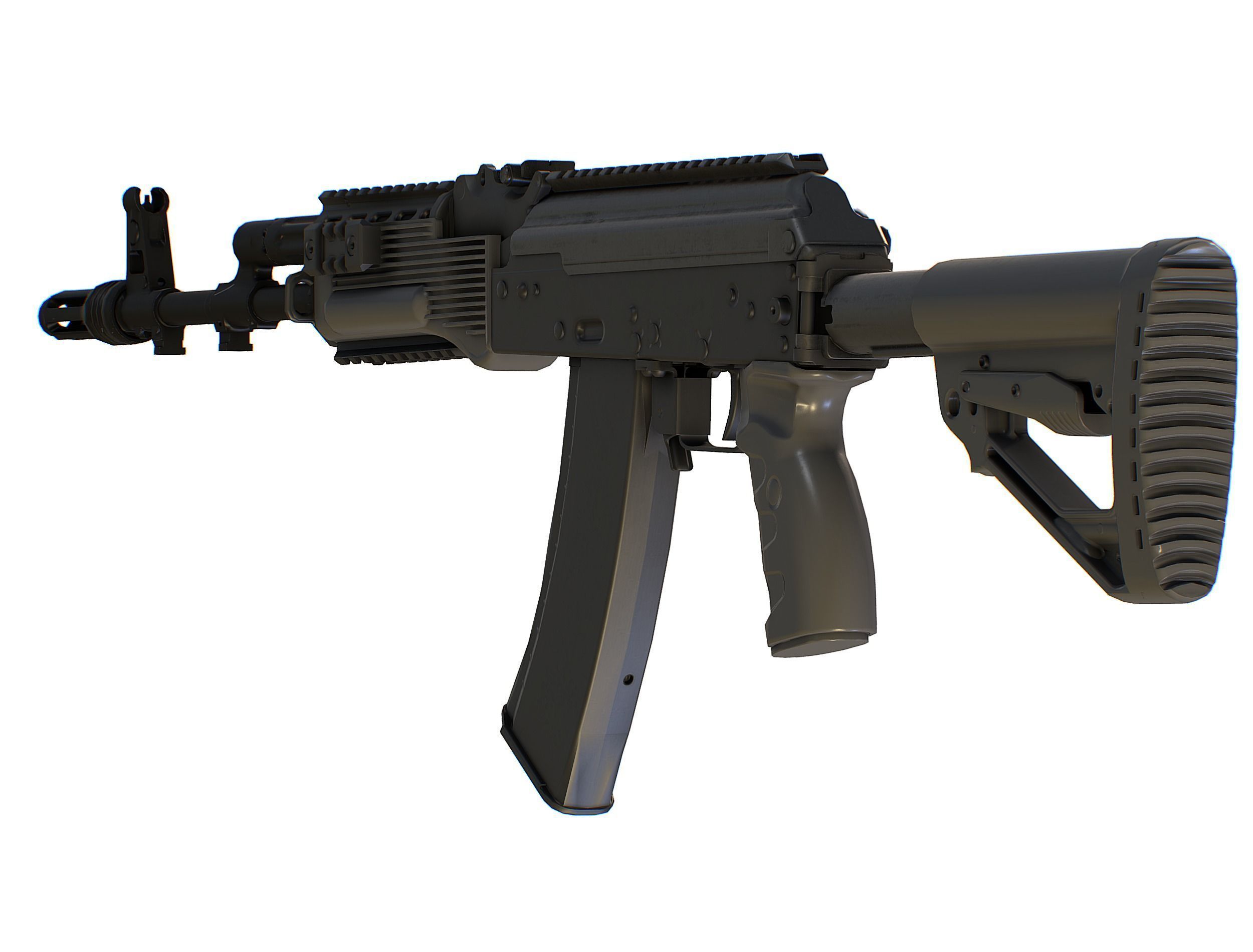 3D model Kalashnikov Assault Rifle AK-300 Gun AKs AKM VR / AR / low ...