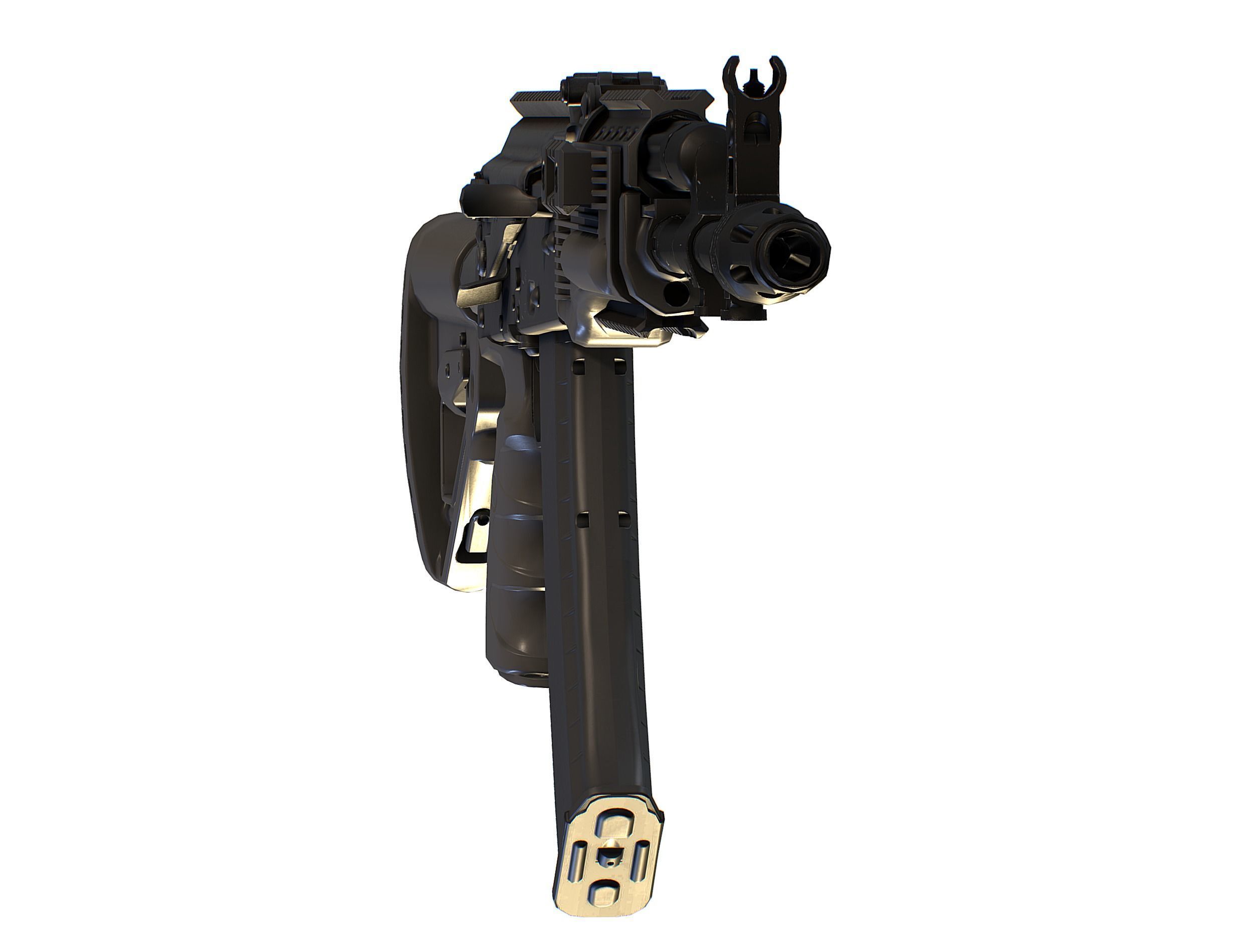 3D model Kalashnikov Assault Rifle AK-300 Gun AKs AKM VR / AR / low ...