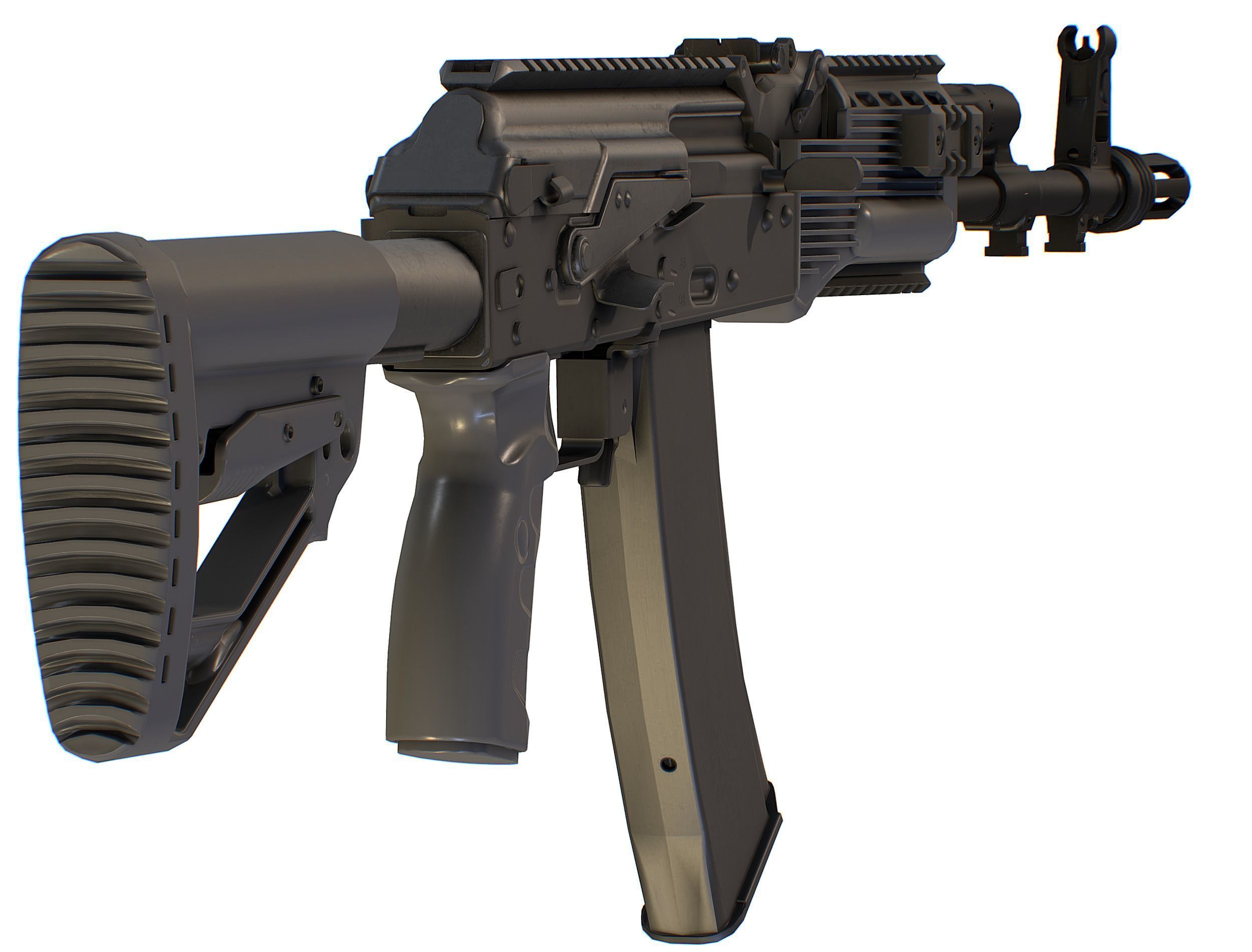 3D model Kalashnikov Assault Rifle AK-300 Gun AKs AKM VR / AR / low ...