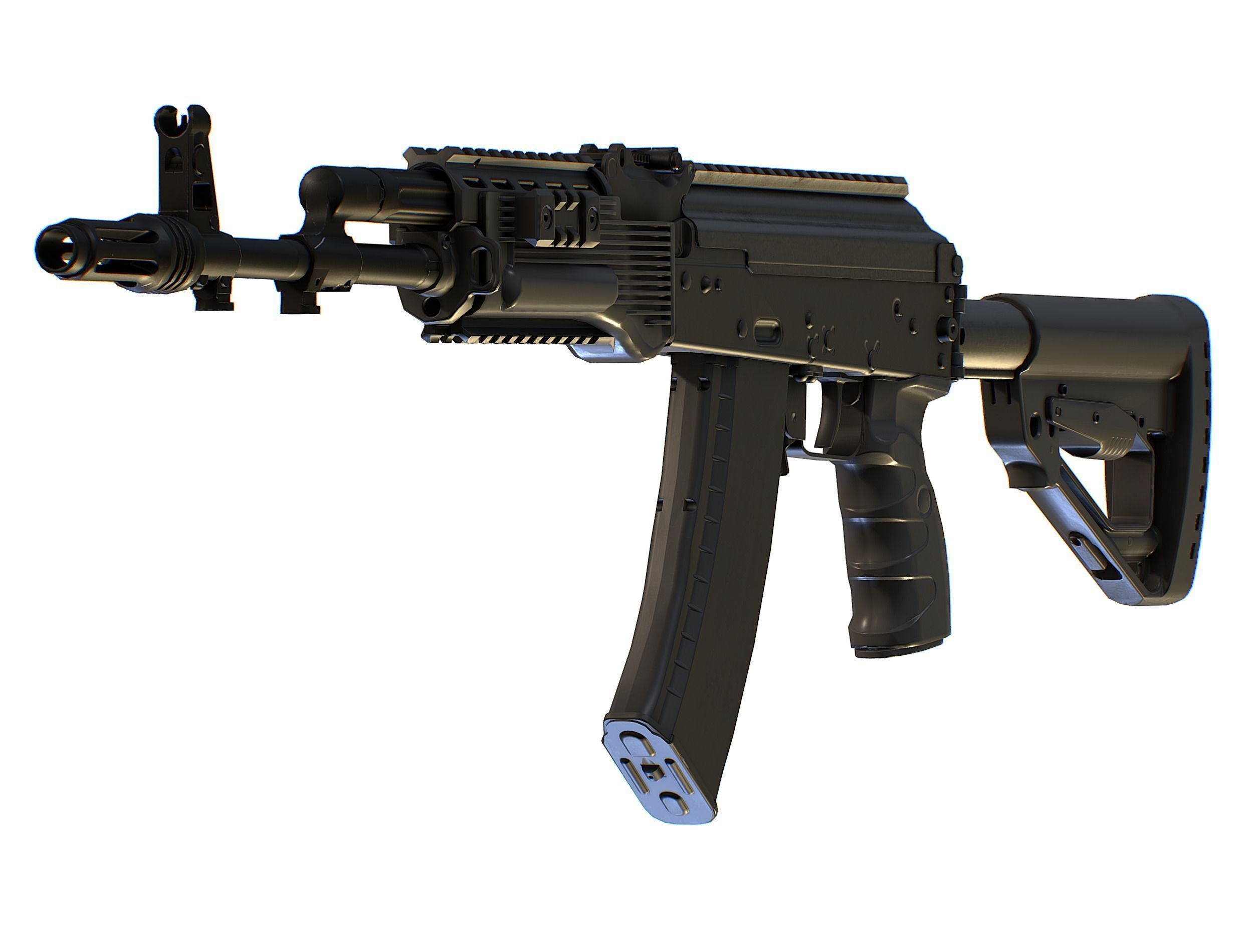3D model Kalashnikov Assault Rifle AK-300 Gun AKs AKM VR / AR / low ...