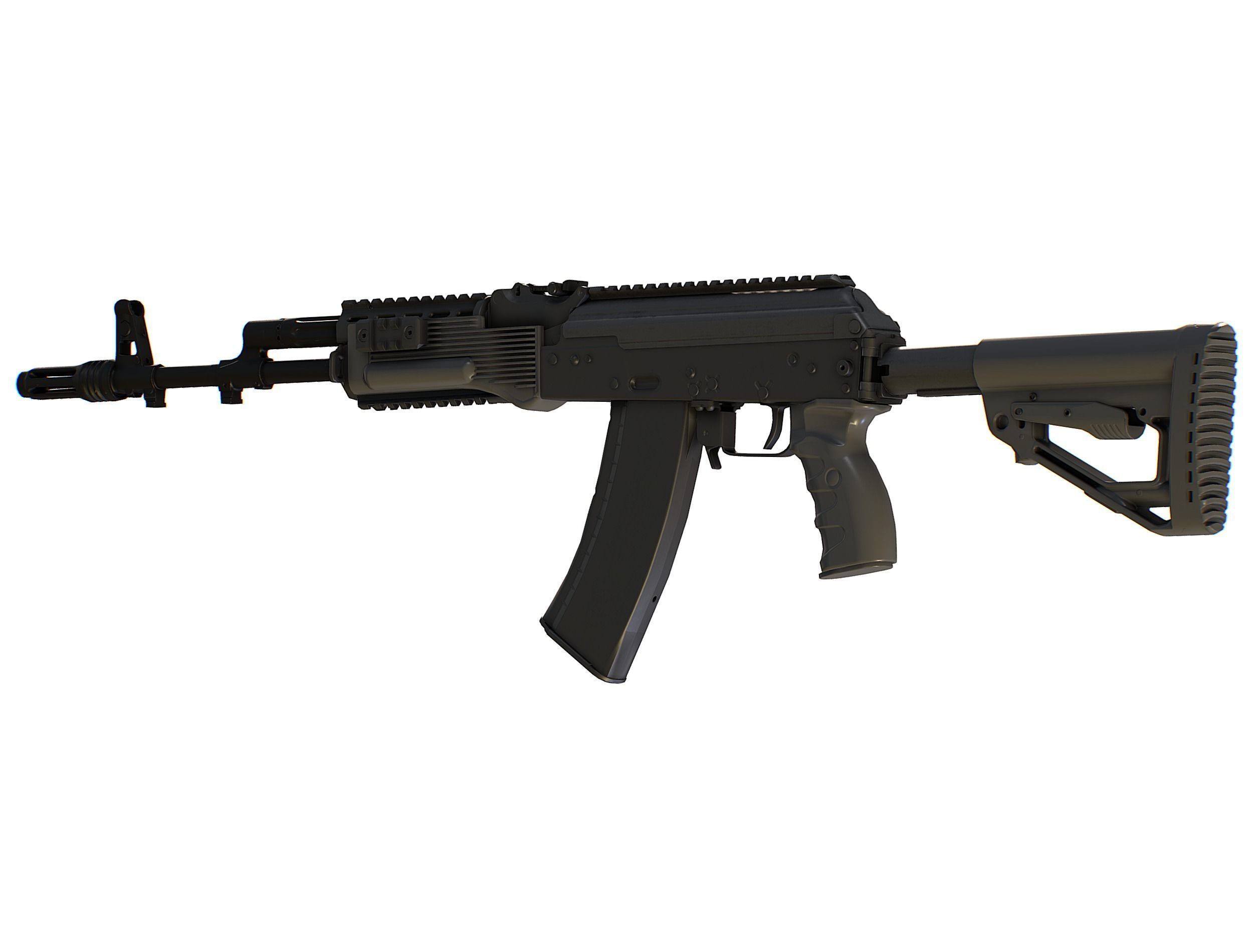 3D model Kalashnikov Assault Rifle AK-300 Gun AKs AKM VR / AR / low ...