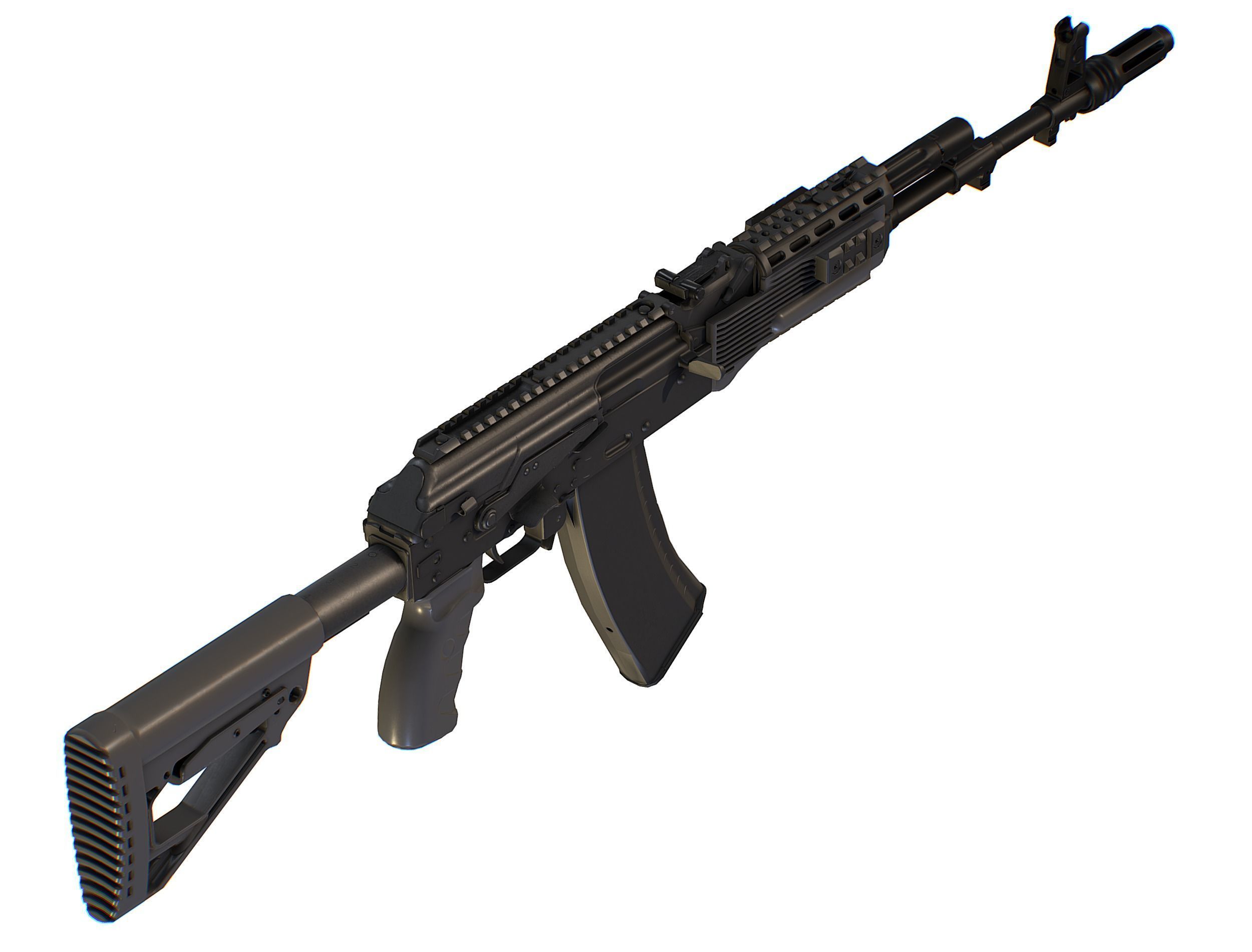 3D model Kalashnikov Assault Rifle AK-300 Gun AKs AKM VR / AR / low ...