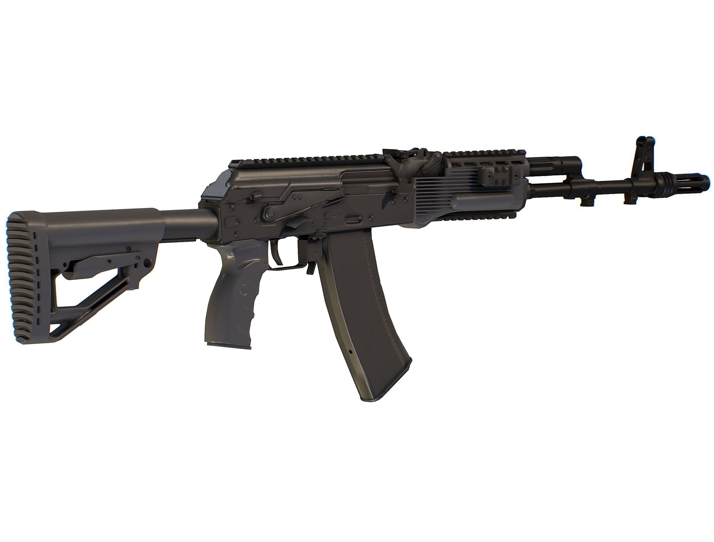 3D model Kalashnikov Assault Rifle AK-300 Gun AKs AKM VR / AR / low ...