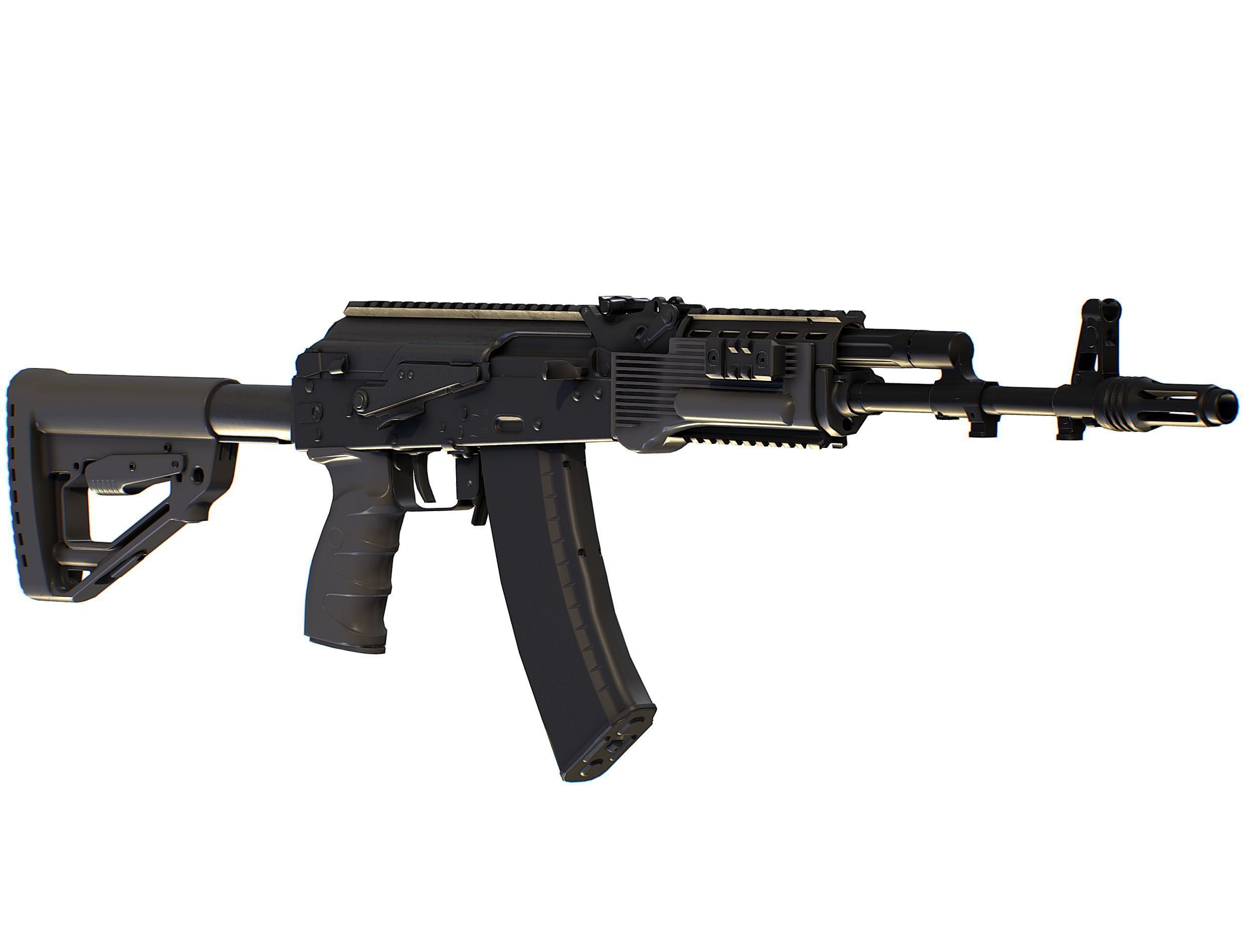 3D model Kalashnikov Assault Rifle AK-300 Gun AKs AKM VR / AR / low ...