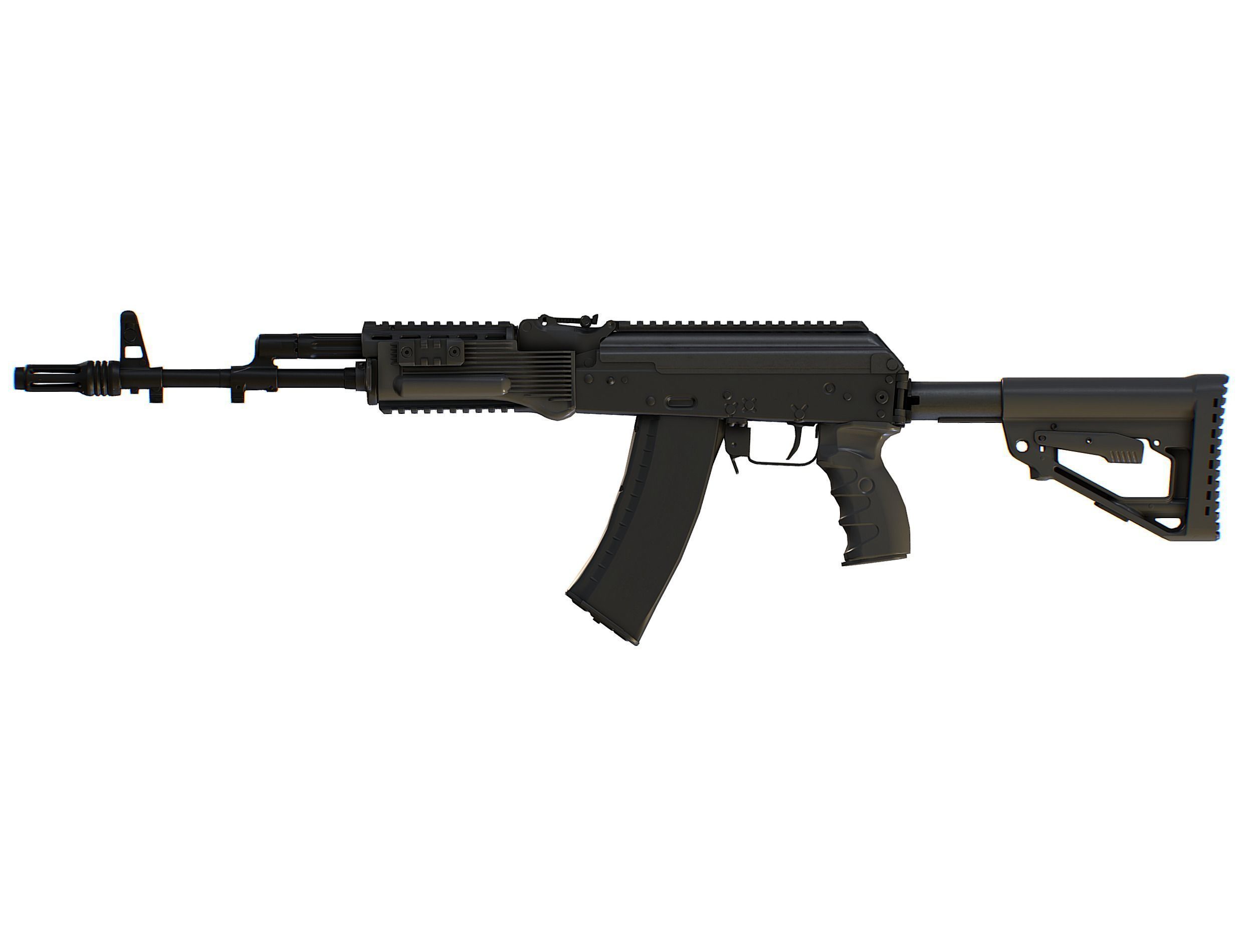 3D model Kalashnikov Assault Rifle AK-300 Gun AKs AKM VR / AR / low ...