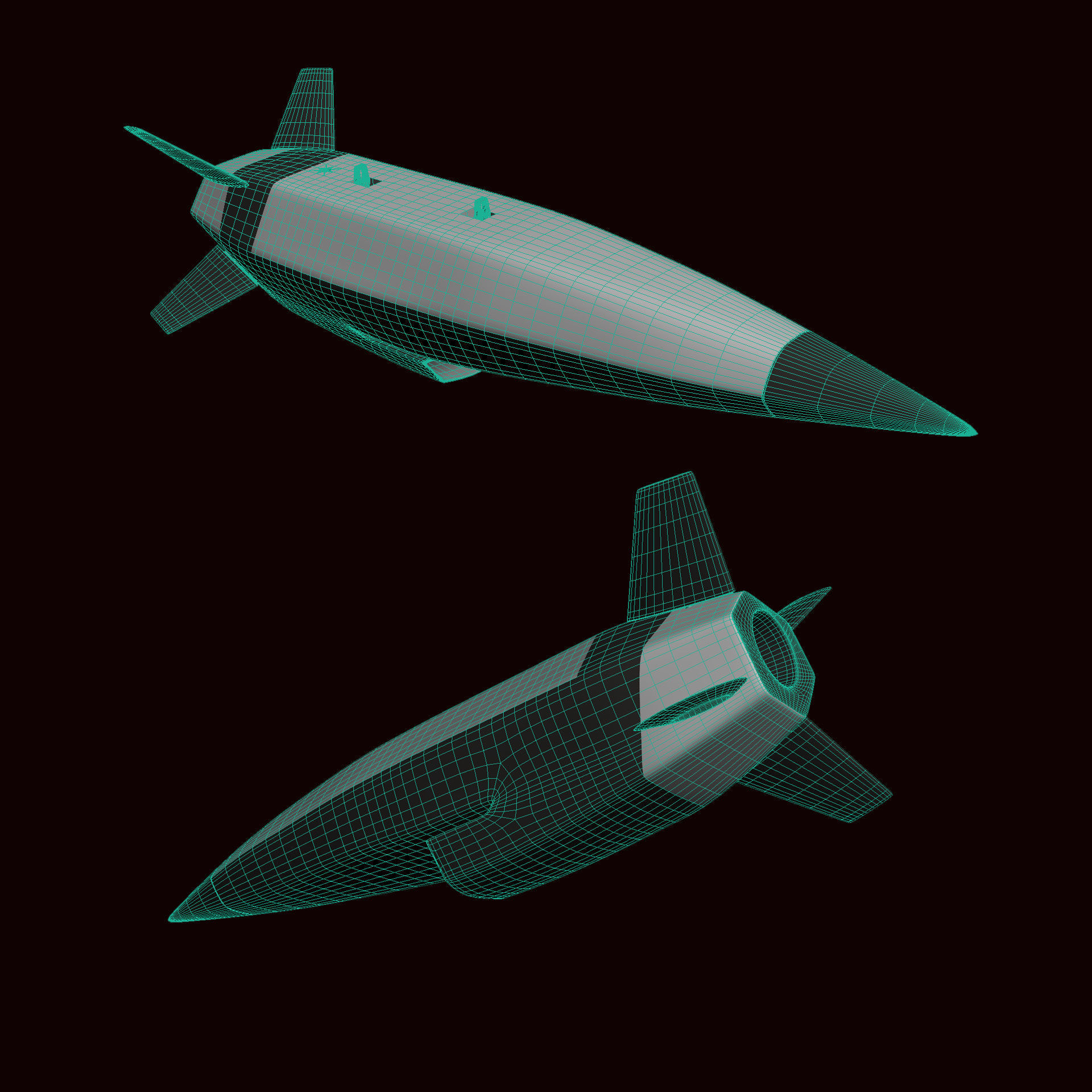 Hypersonic Attack Cruise Missile HACM 3D model animated | CGTrader