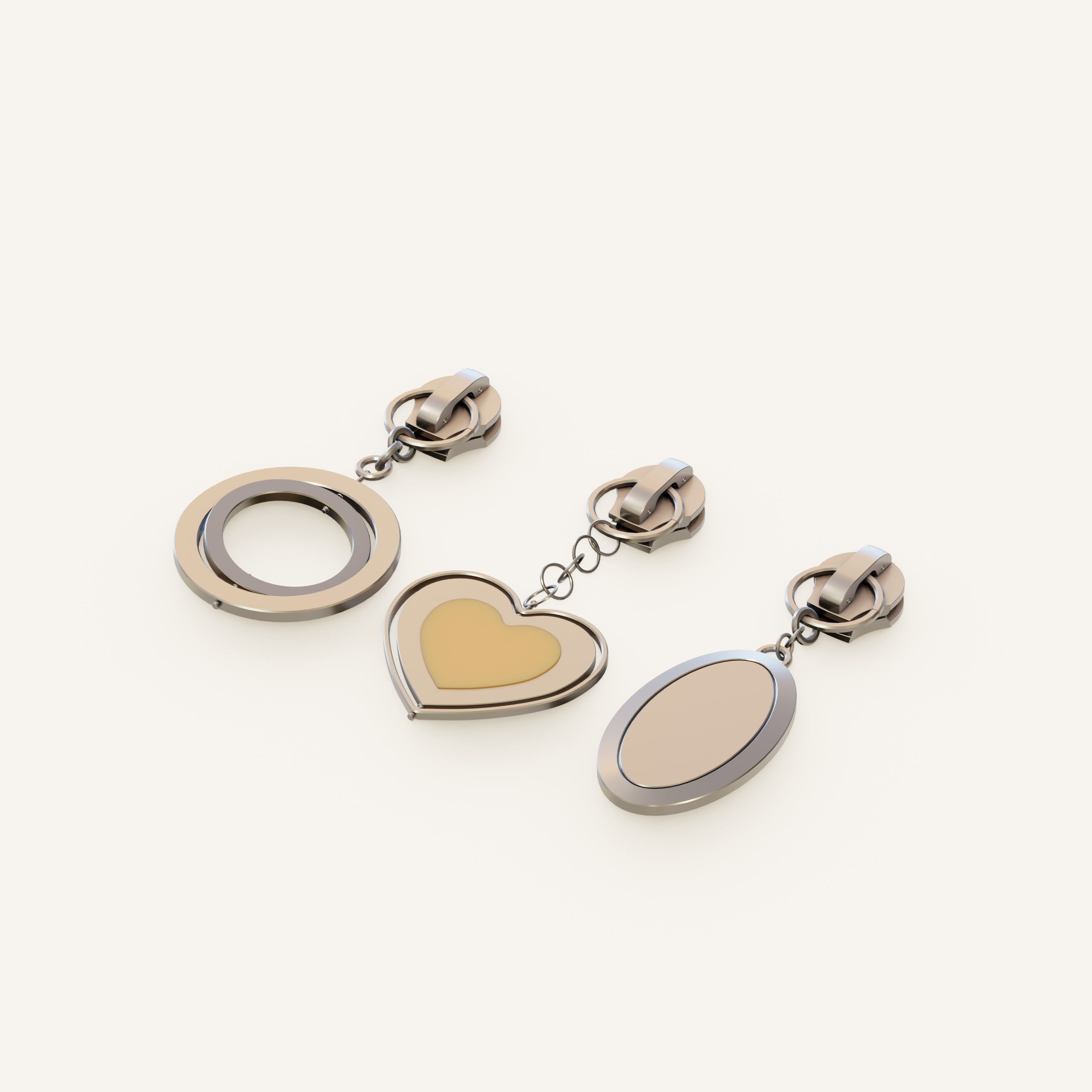 Zipper slider 3D model | CGTrader