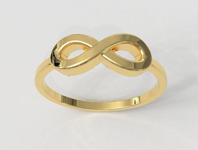 Infinity Ring 3D model 3D printable | CGTrader