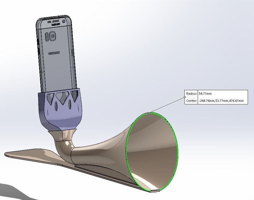 Gramaphone for Mobile Phones Ready for 3D Print FDM 3D model 3D ...