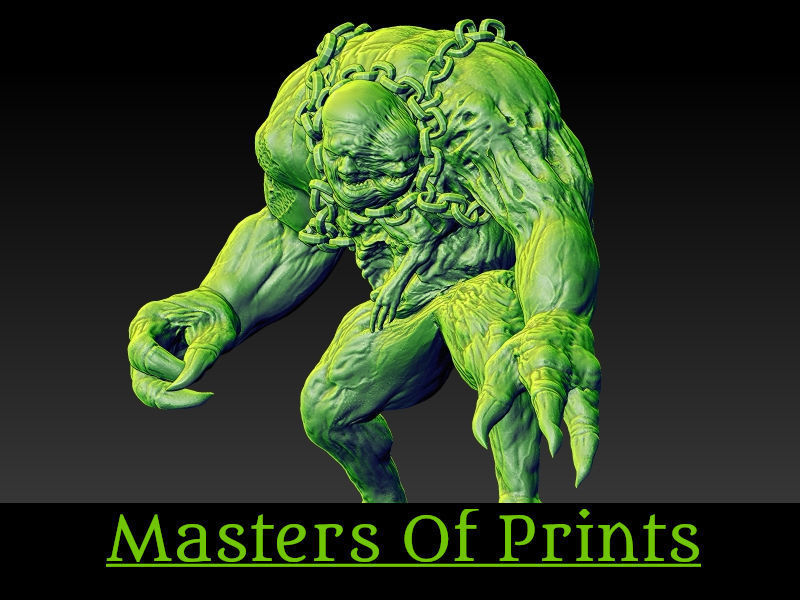 big zombie model 2 3D print model 3D model 3D printable | CGTrader