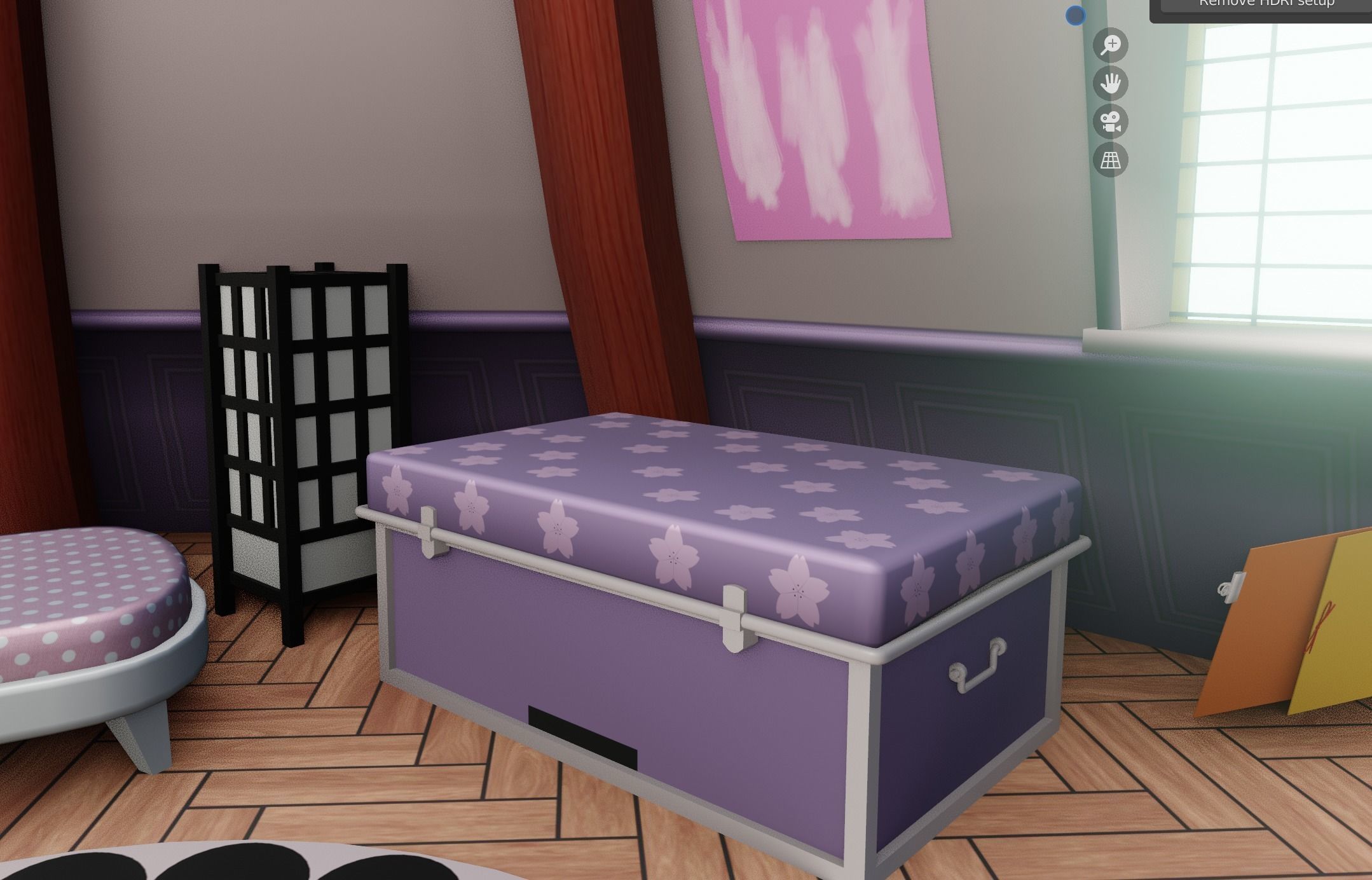 3D model Miraculous Ladybug Marinette Room VR / AR / low-poly | CGTrader