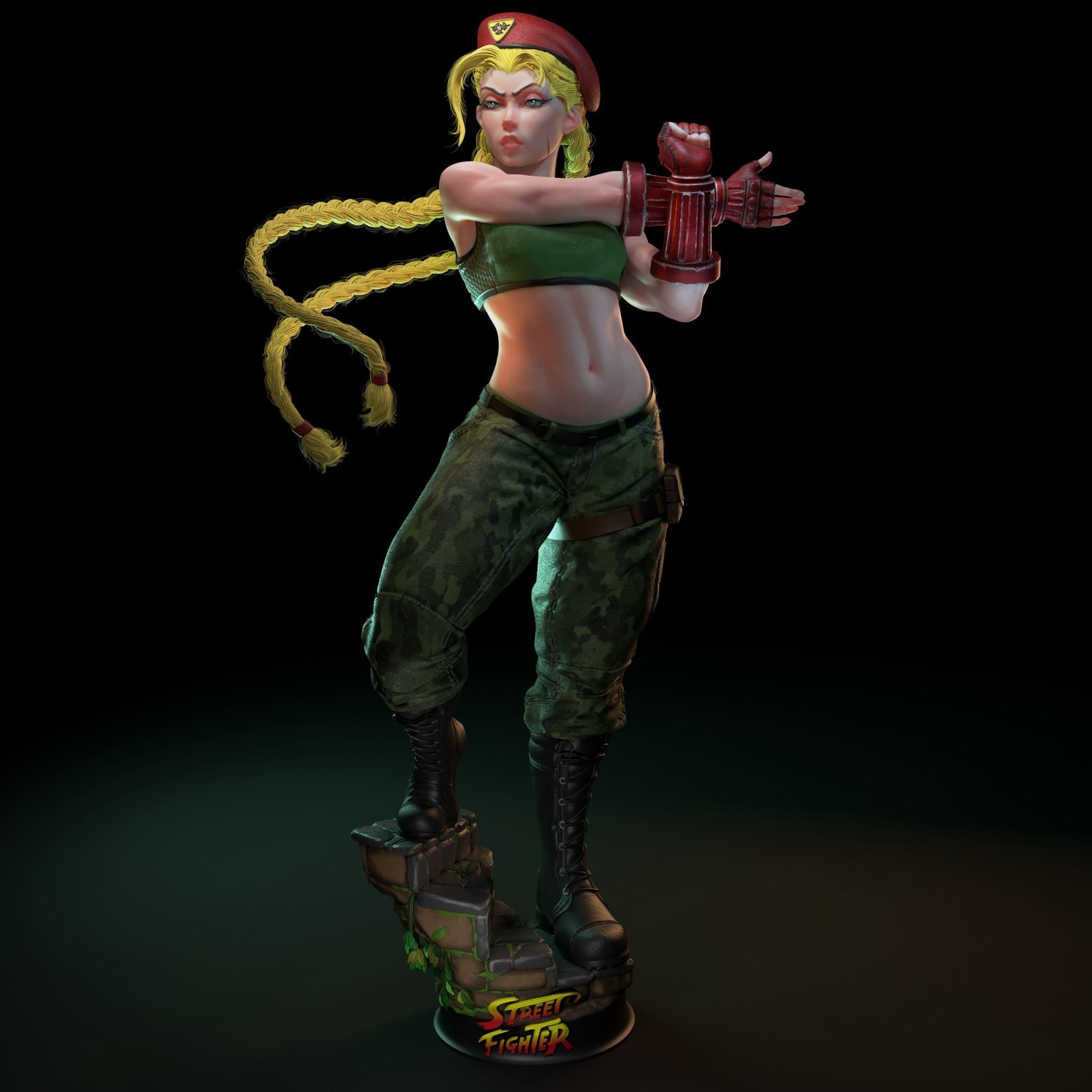 Cammy statue 3D model 3D printable | CGTrader