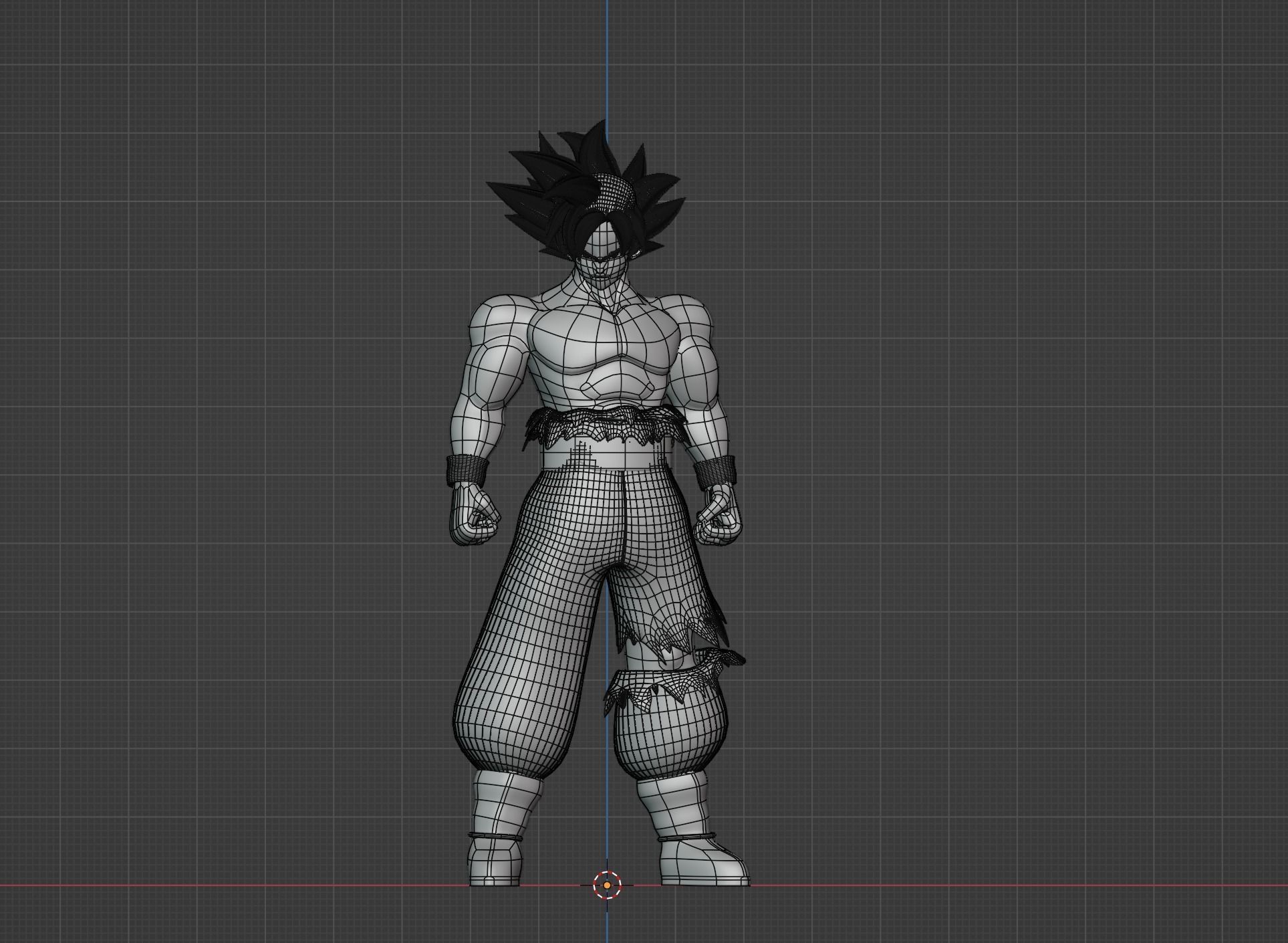 Goku Ultra Instinct - Dragonball Super 3D model rigged | CGTrader