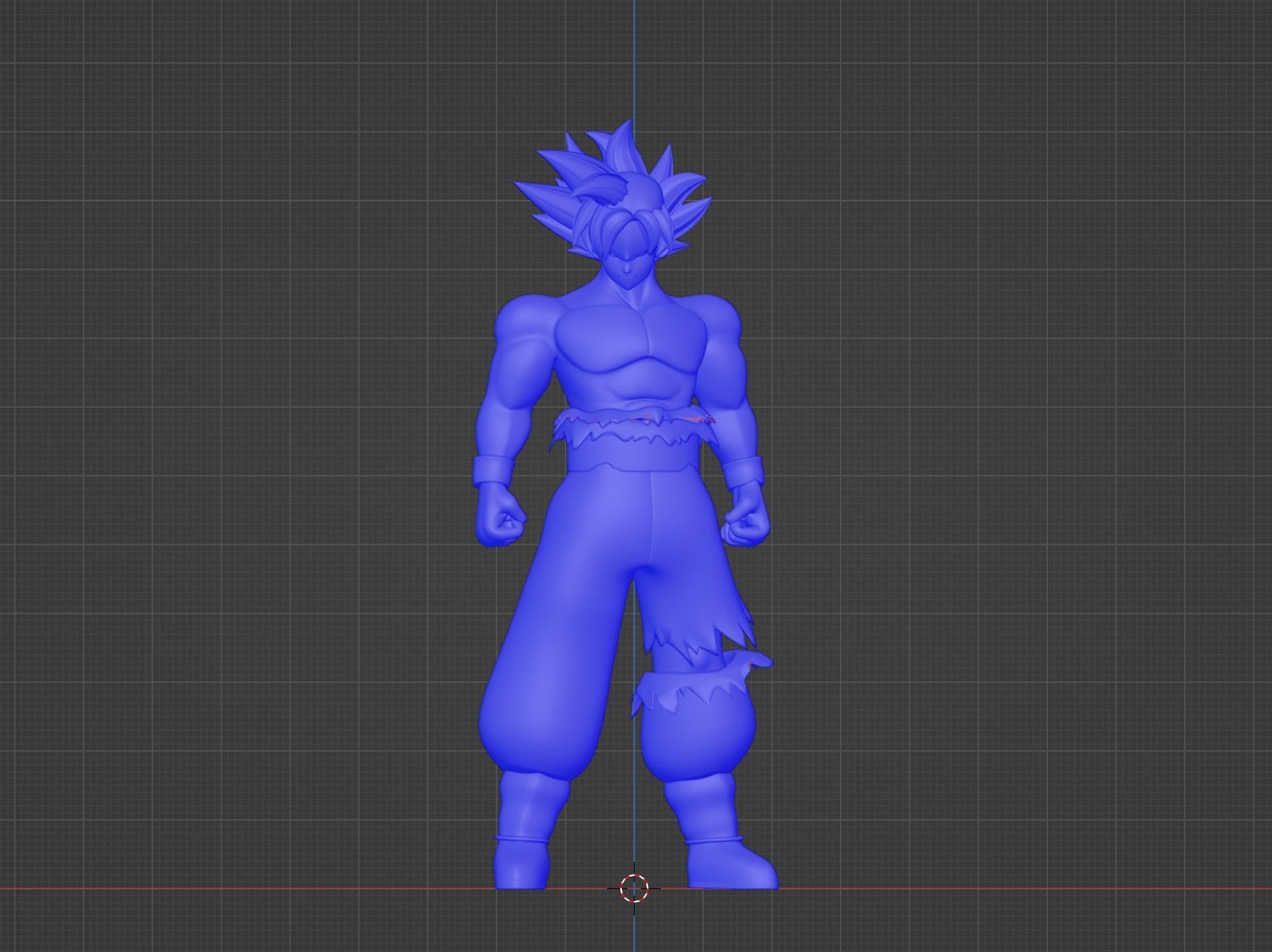 Goku Ultra Instinct - Dragonball Super 3D model rigged | CGTrader