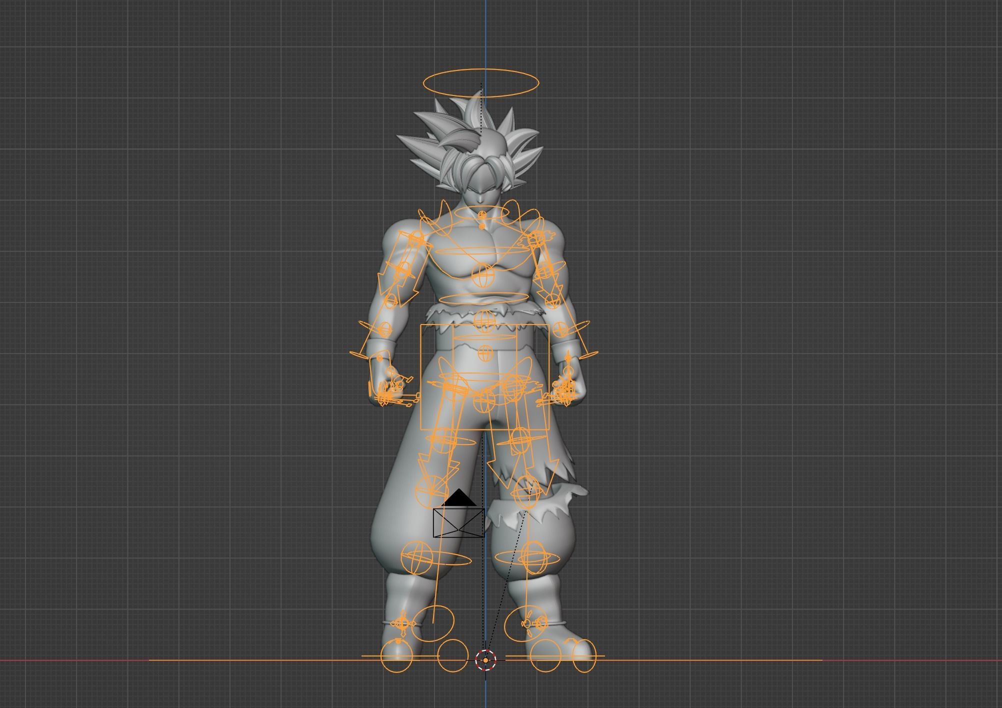 Goku Ultra Instinct - Dragonball Super 3D model rigged | CGTrader