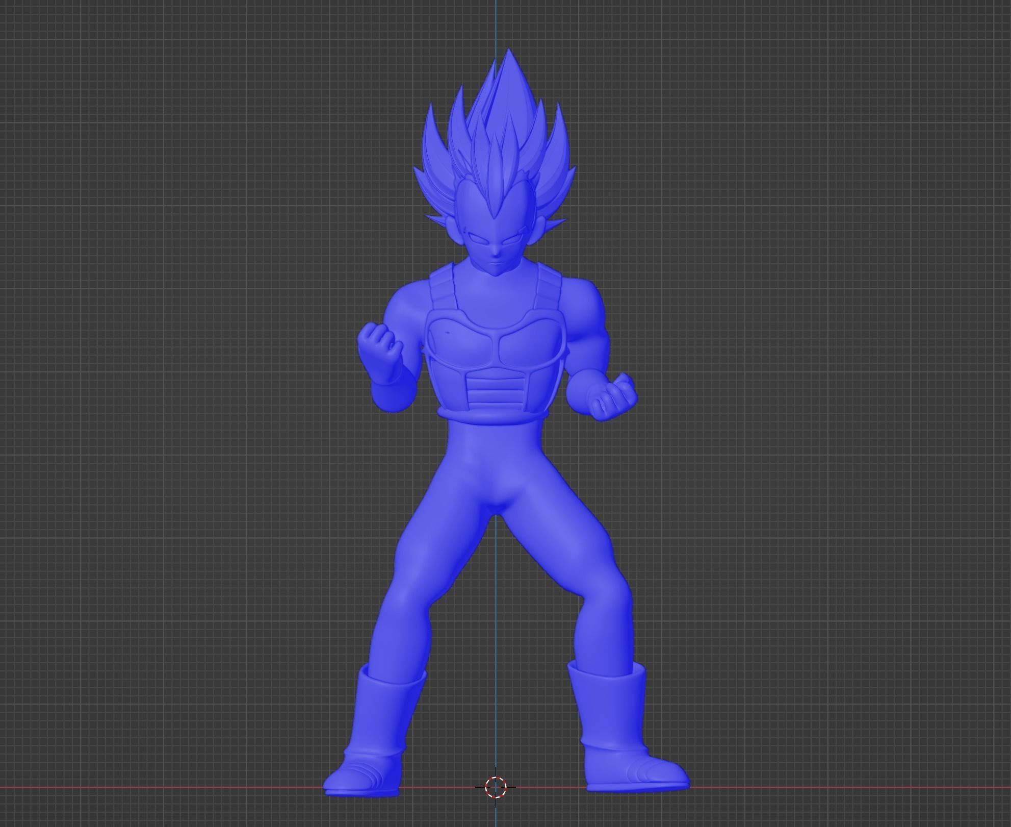 Vegeta - Dragonball Z 3D model rigged | CGTrader