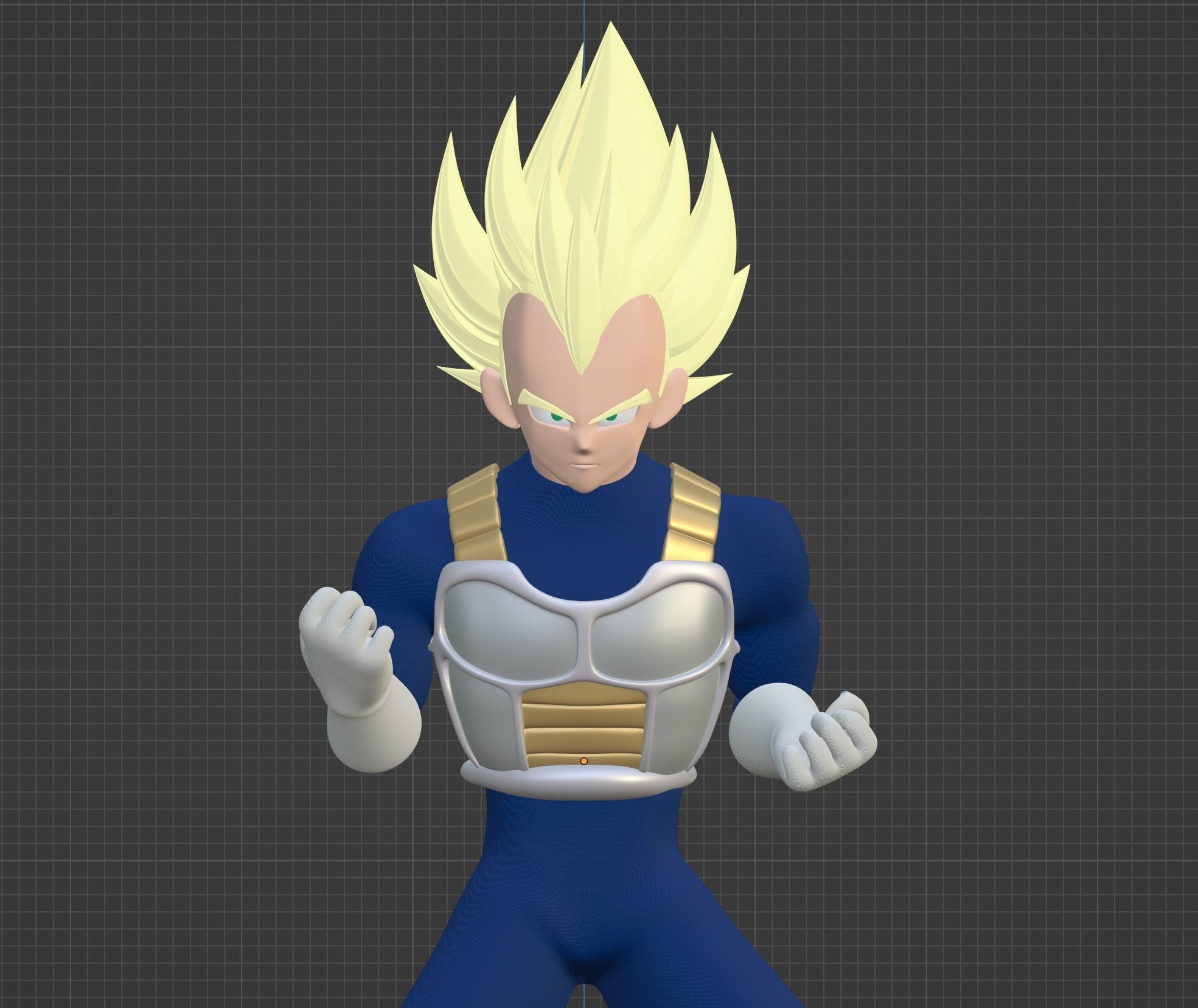 Vegeta - Dragonball Z 3D model rigged | CGTrader