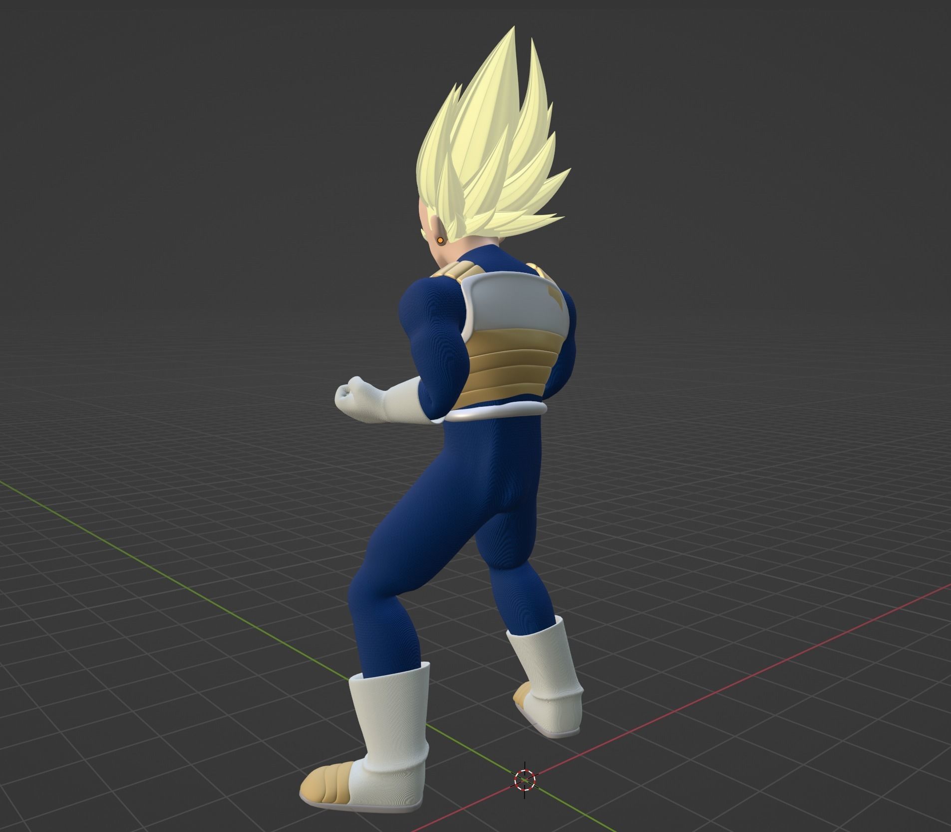 Vegeta - Dragonball Z 3D model rigged | CGTrader