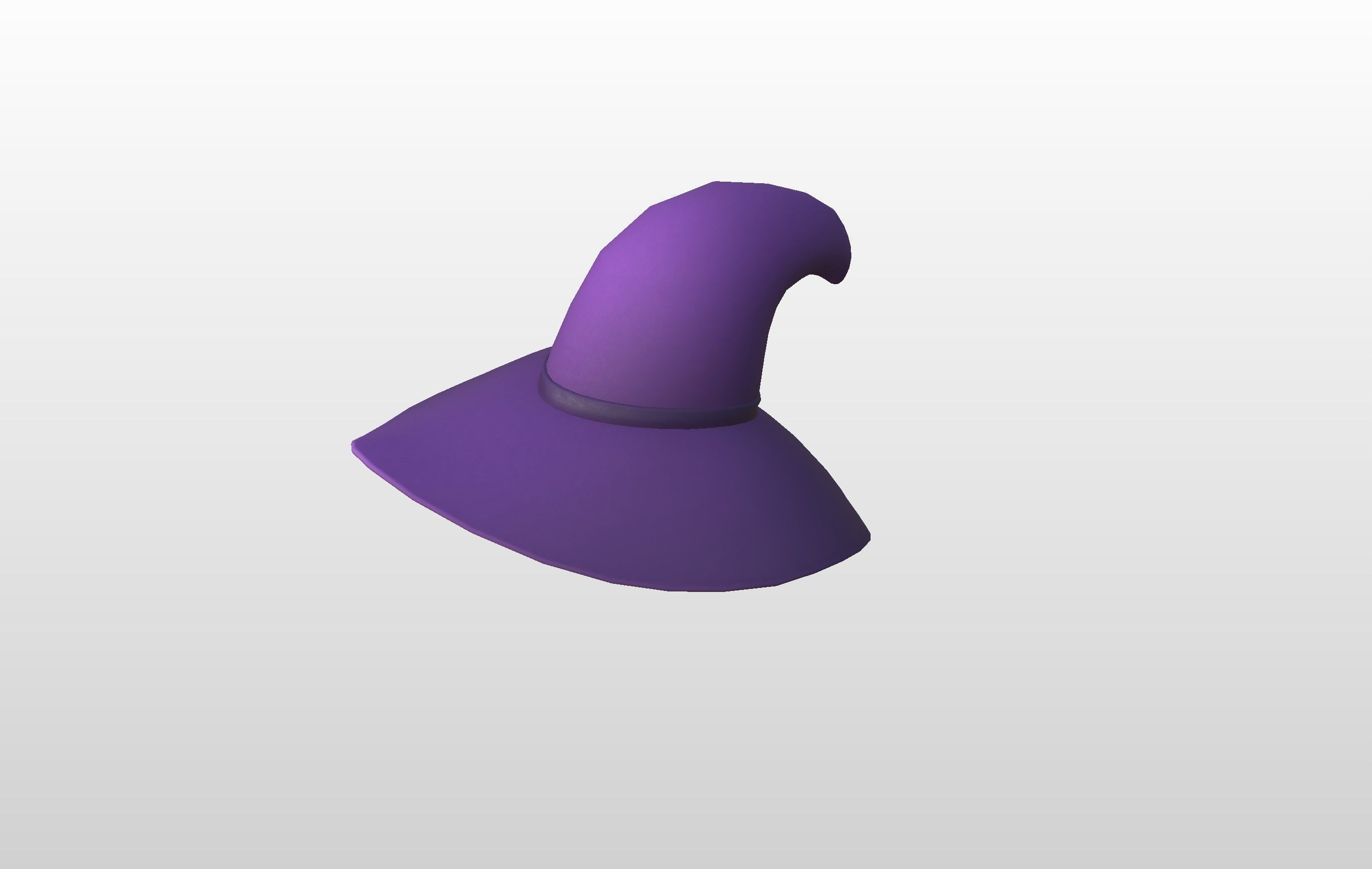 3D model Hat002 Witch Hat VR / AR / low-poly | CGTrader