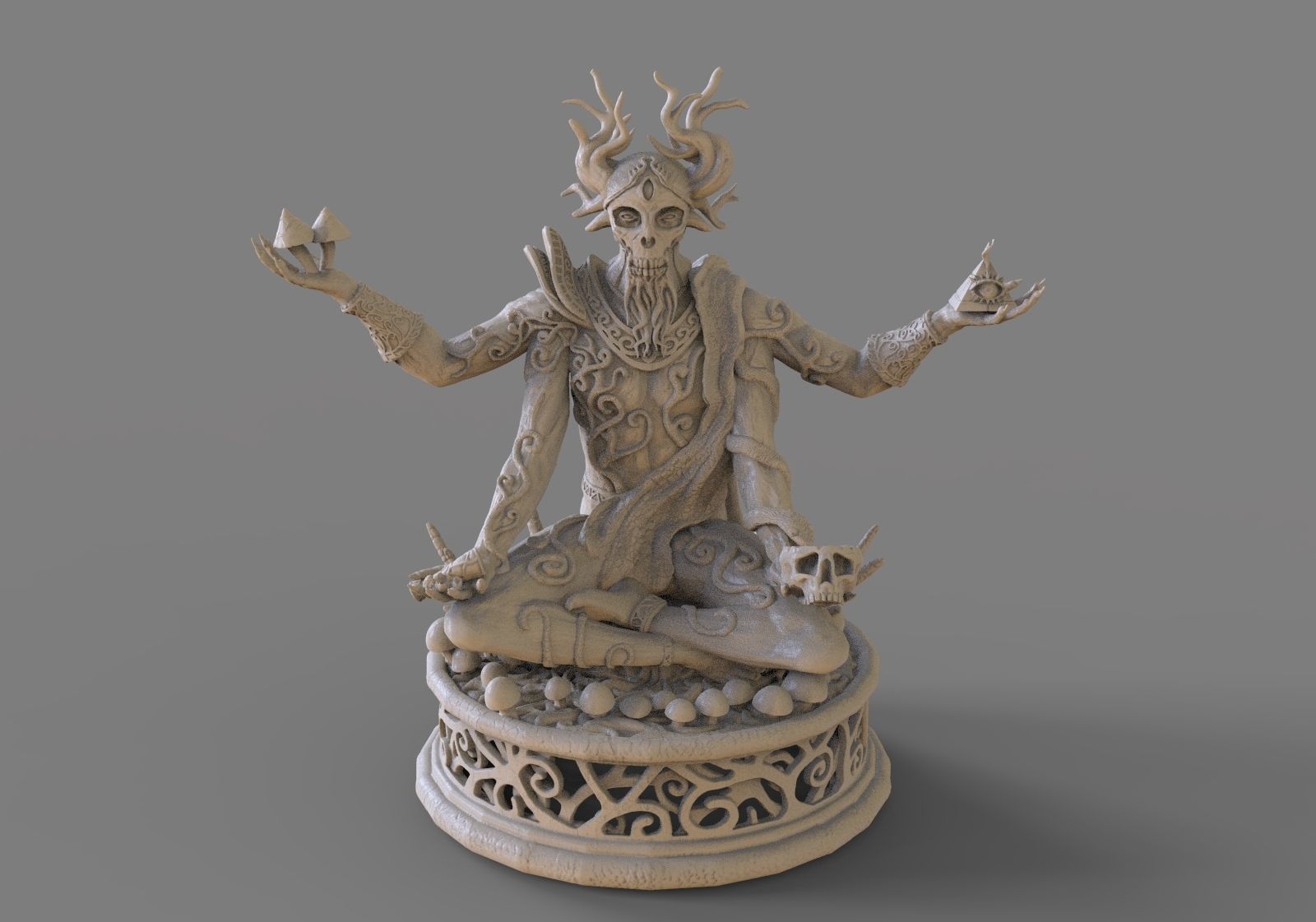 Ayahuasca devil 3D model 3D printable | CGTrader