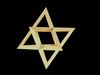 3D model Merkaba 3d low poly golden triangle VR / AR / low-poly | CGTrader