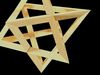 3D model Merkaba 3d low poly golden triangle VR / AR / low-poly | CGTrader