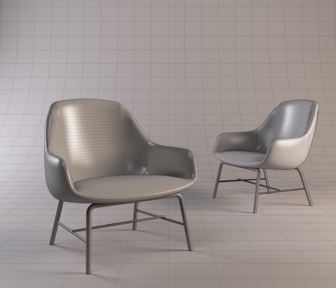 Myra armchair 3D model | CGTrader