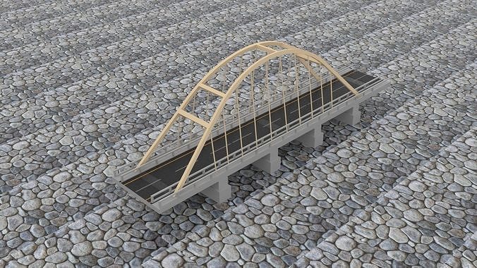 Bridge 3D model | CGTrader