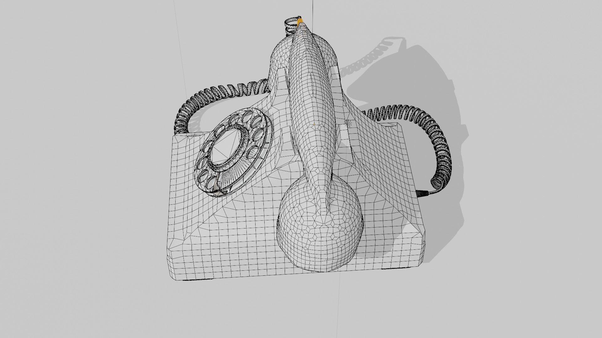 3d model of an old stationary retro phone 3D model | CGTrader