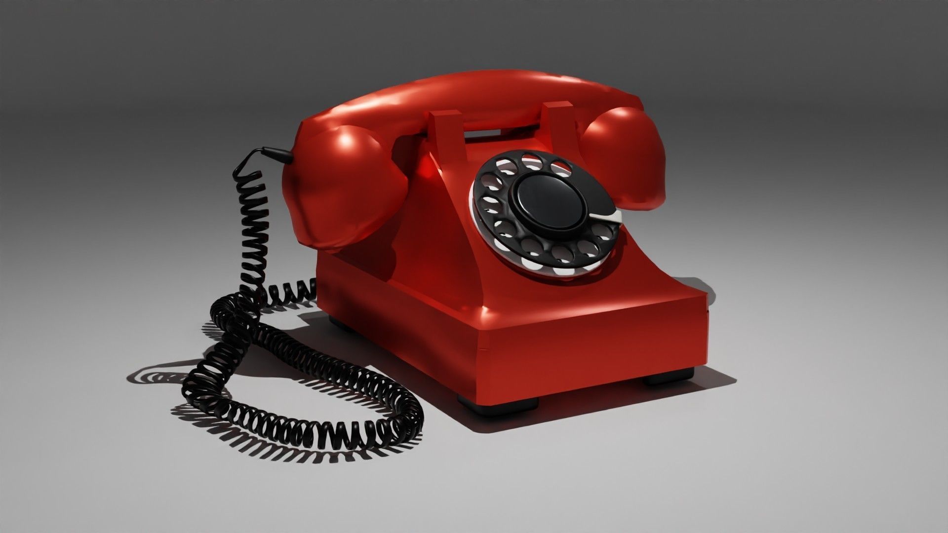 3d model of an old stationary retro phone 3D model | CGTrader