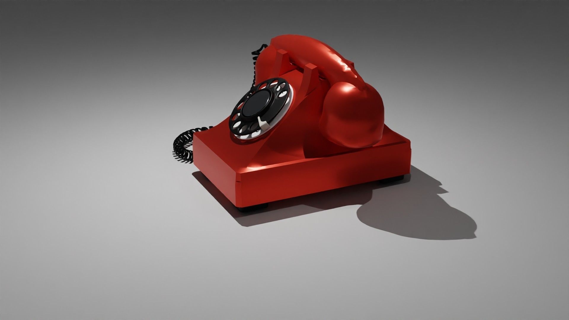 3d model of an old stationary retro phone 3D model | CGTrader