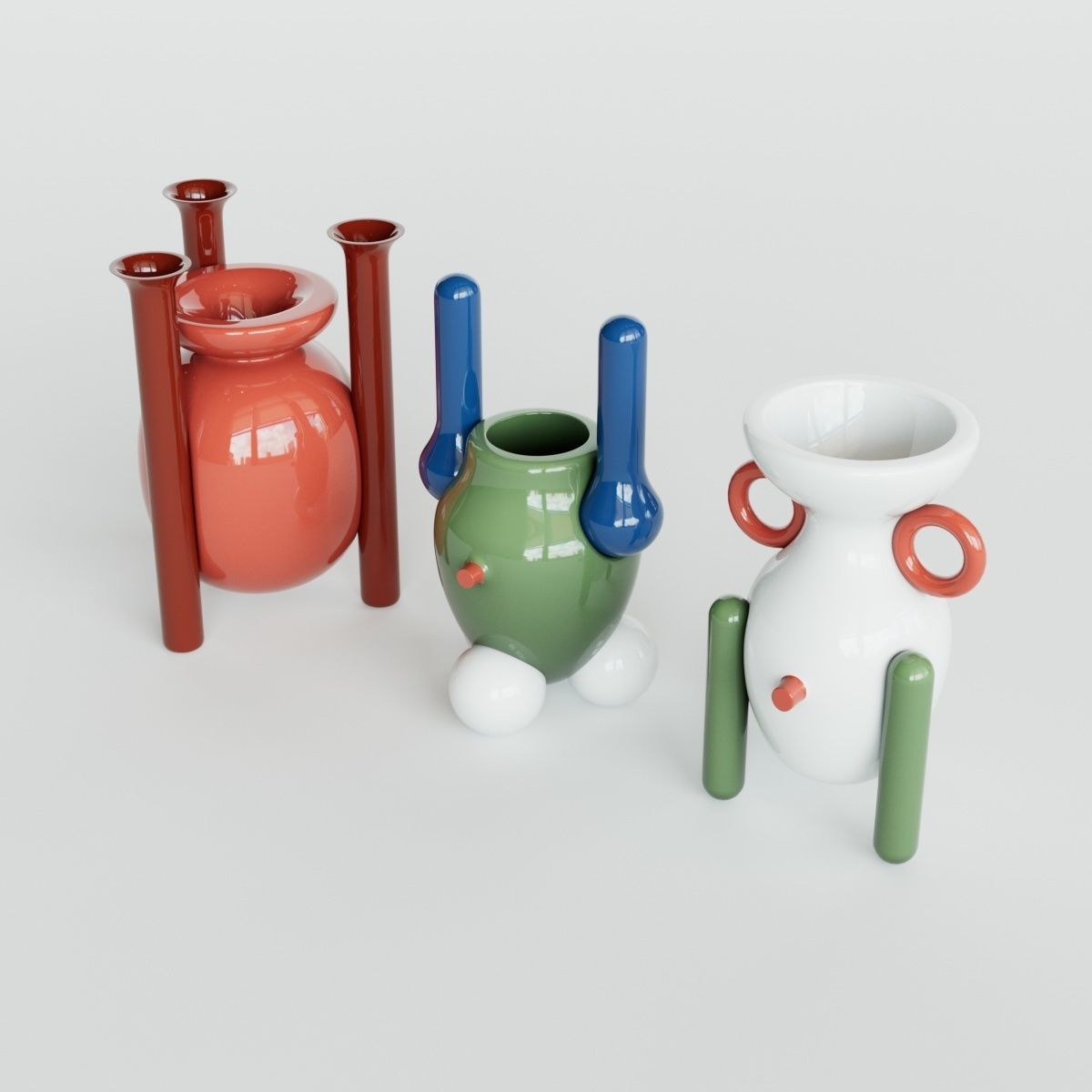 Explorer Vases 3D model | CGTrader