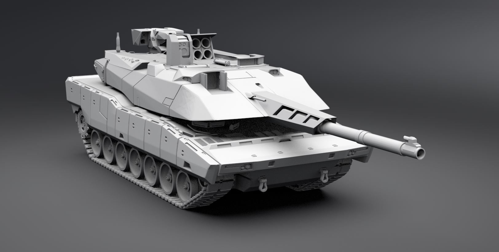 kf51 Panther Scale model 3D model 3D printable | CGTrader