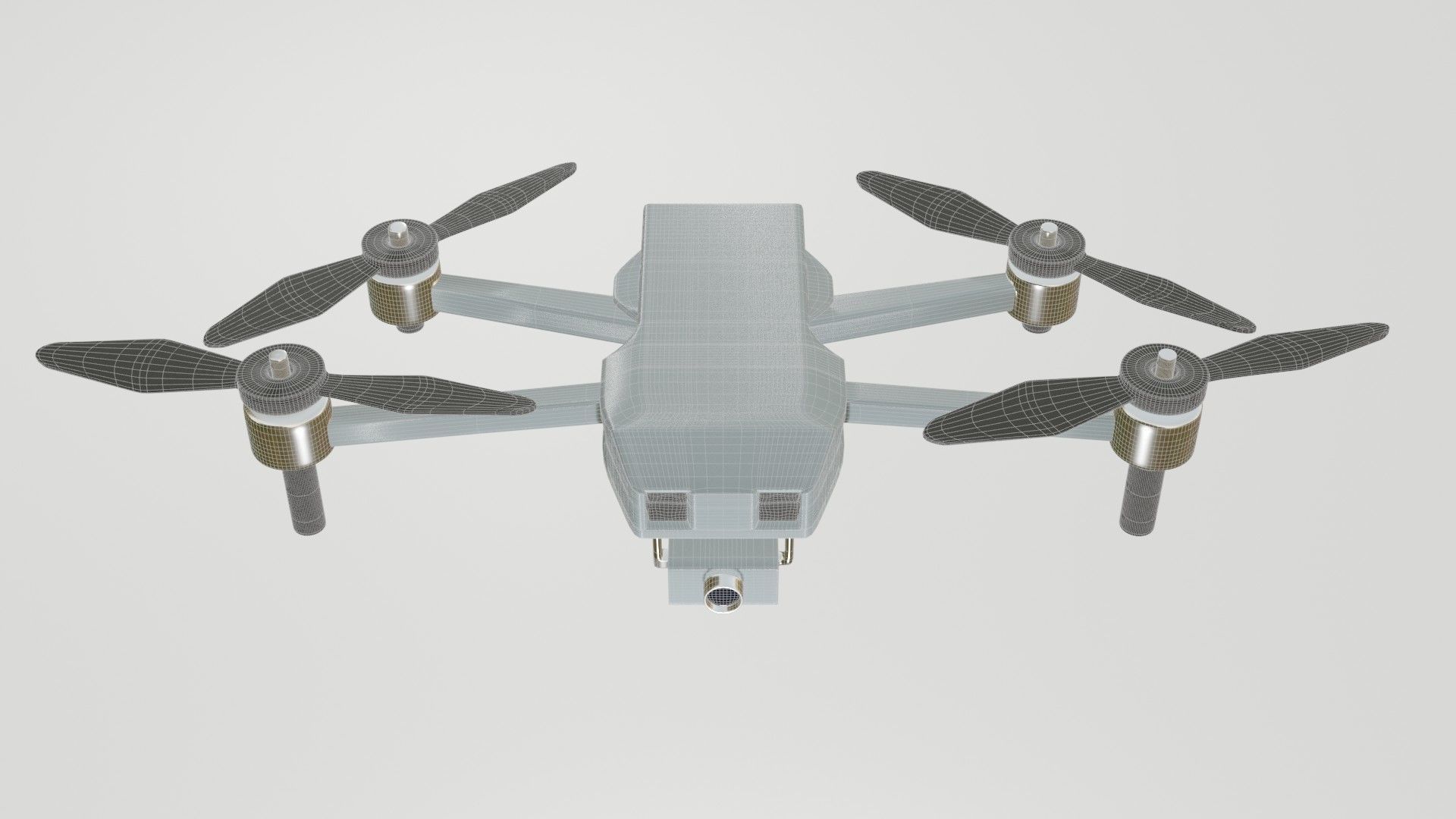 Quadcopter with camera for photography 3D model | CGTrader