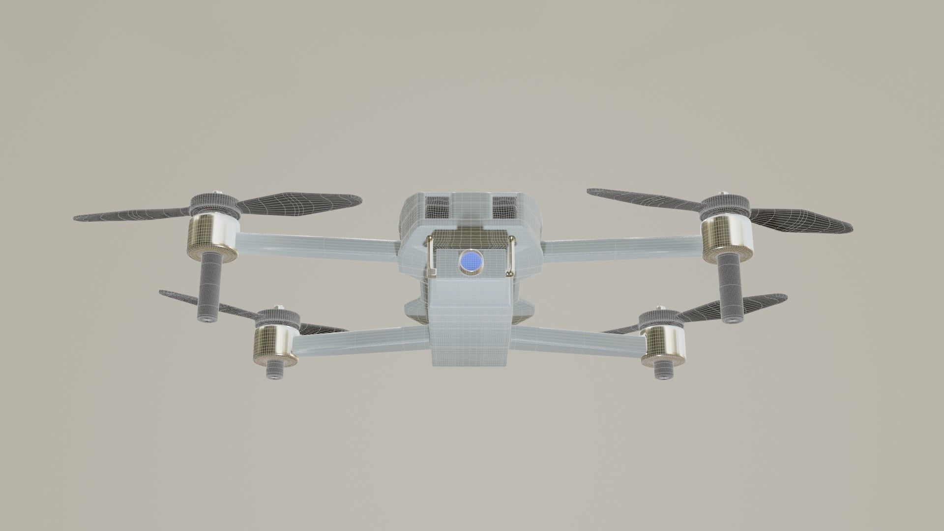 Quadcopter with camera for photography 3D model | CGTrader