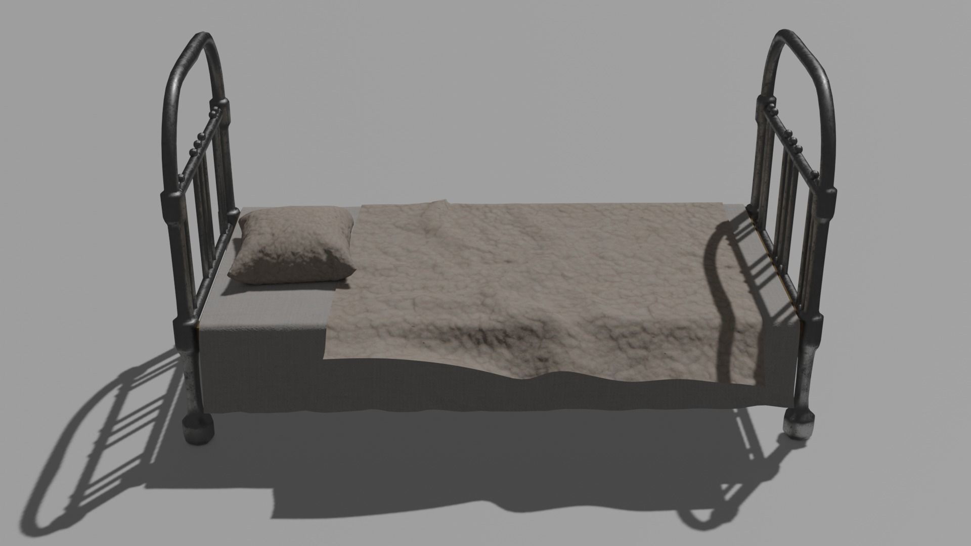 Old Single Beds 3d Model 3d Model Cgtrader