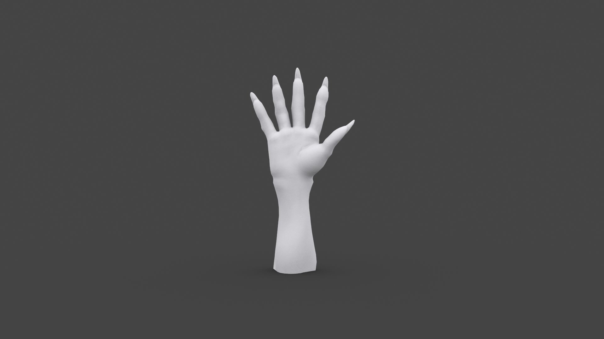 3D model HAND-038 Rigged right hand VR / AR / low-poly | CGTrader