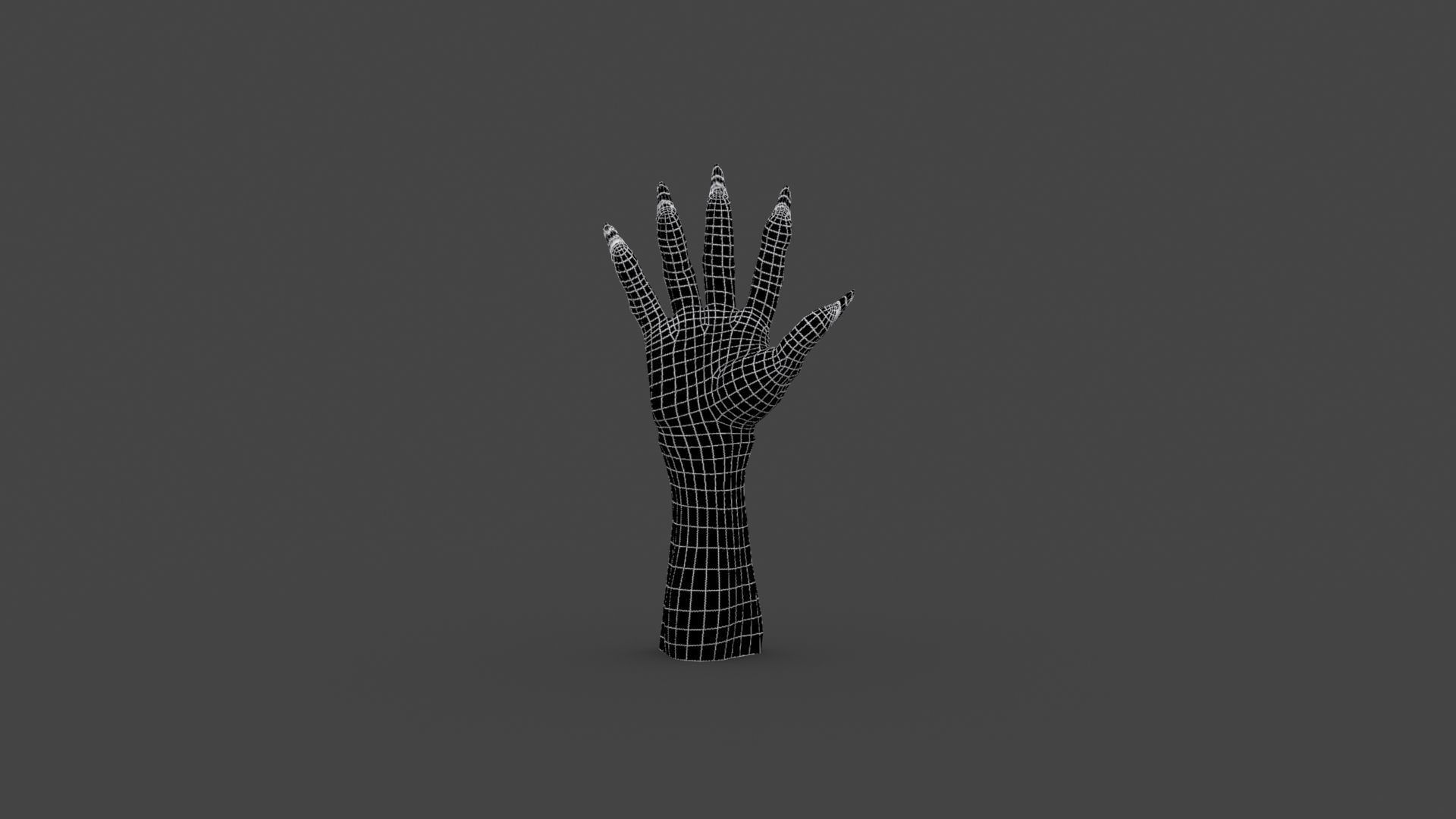 3D model HAND-038 Rigged right hand VR / AR / low-poly | CGTrader