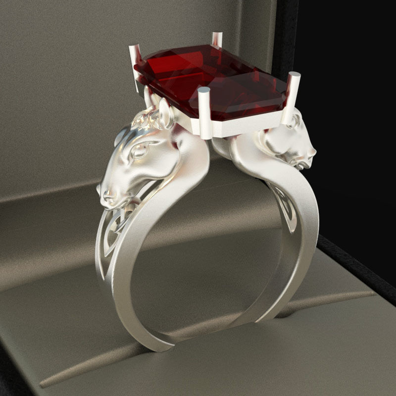 Horse Ring01 3D model 3D printable | CGTrader
