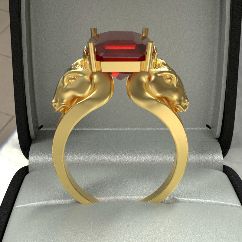 Horse Ring01 3D model 3D printable | CGTrader