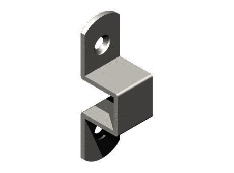 Strikes for latches with dimension A = 35, 50 and 70 free 3D model ...