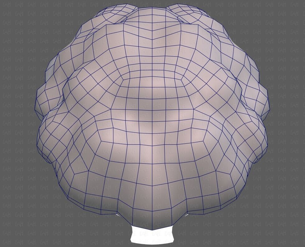 3D model Base Hair for girl V35 VR / AR / low-poly | CGTrader