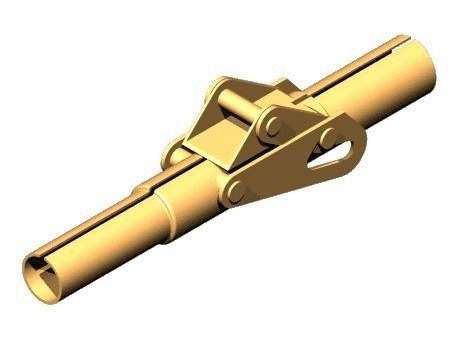 Tube hinge free 3D model | CGTrader