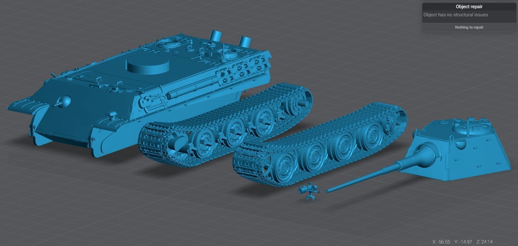 Panzer E50 scale model 3D model 3D printable | CGTrader